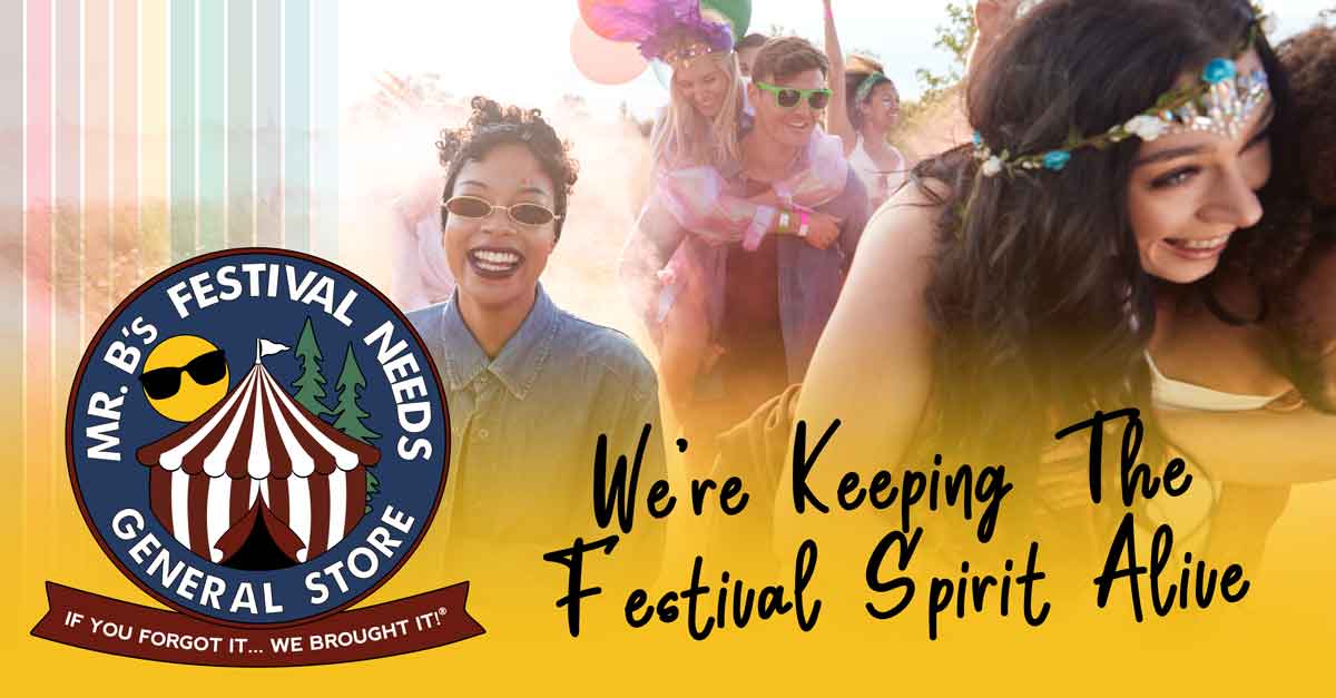 Secret Dreams Festival Rundown - Mr. B's Festival Needs General Store